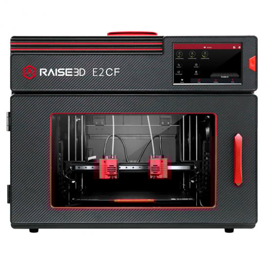 3D printer Raise3D E2CF for simple carbon fiber 3D printing